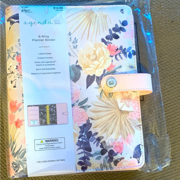 Agenda | Office | 32 Agenda 52 Six Ring Planner Binder Customize And Organize | Poshmark
